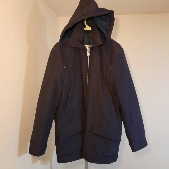 stan herman | Jackets & Coats | Stan Herman Parka Quilted Hooded Fedex ...